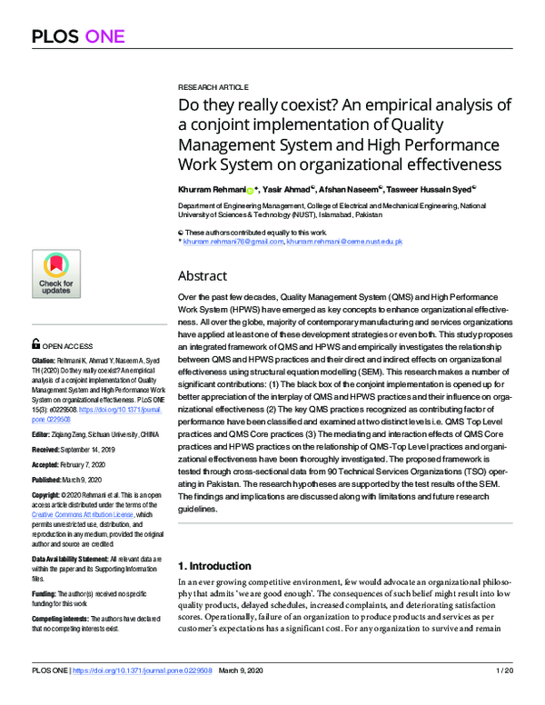 (PDF) Do they really coexist? An empirical analysis of a conjoint ...