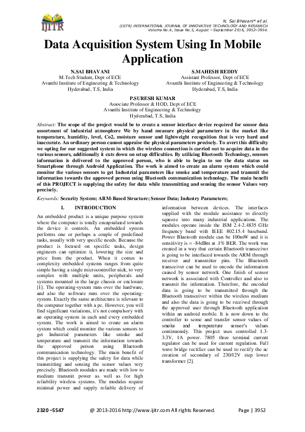 (PDF) Data Acquisition System Using in Mobile Application