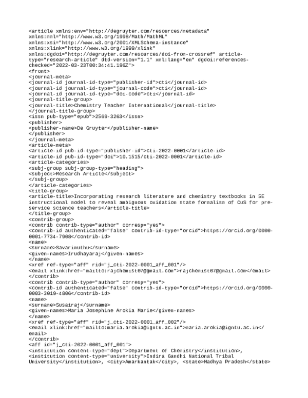 Incorporating research literature and chemistry textbooks in 5E ...