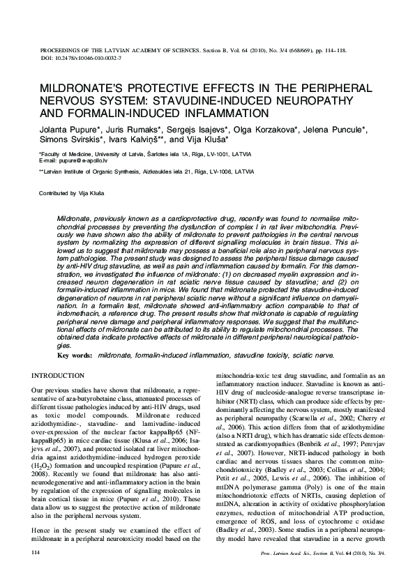 (PDF) Mildronate's protective effects in the peripheral nervous system ...