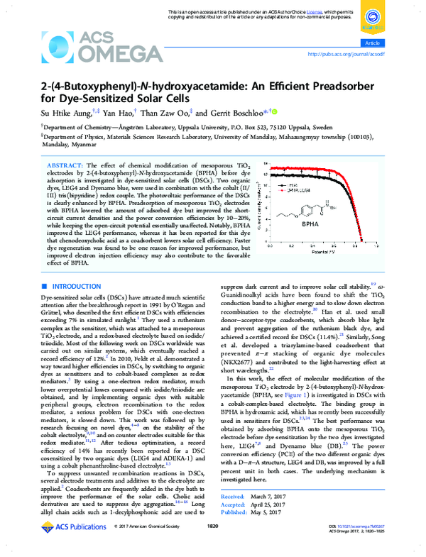 (PDF) Dye-Sensitized Solar Cells