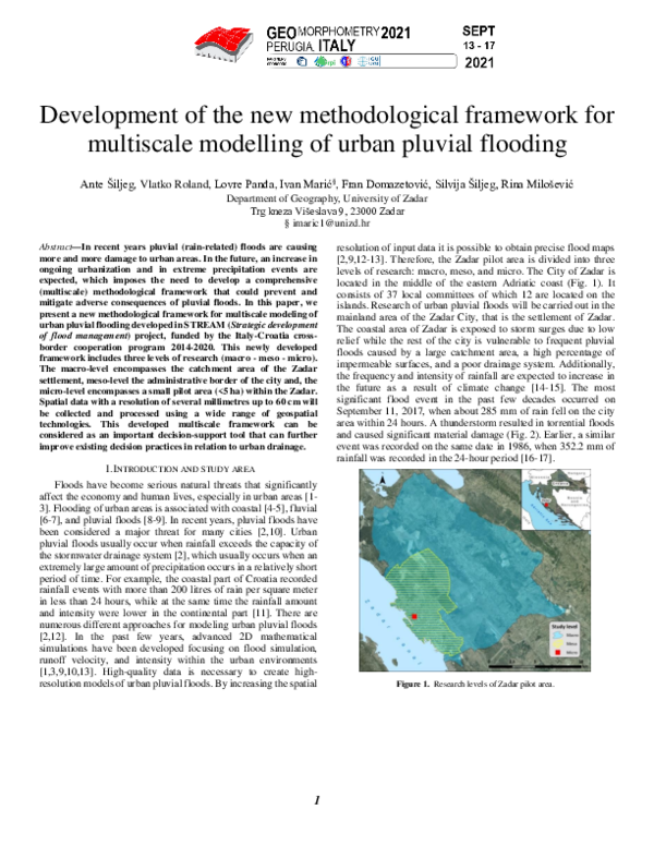 Pdf Development Of The New Methodological Framework For Multiscale