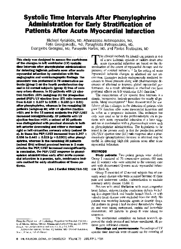 (PDF) Systolic time intervals after phenylephrine administration for ...