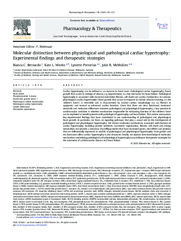 (PDF) Molecular distinction between physiological and pathological ...