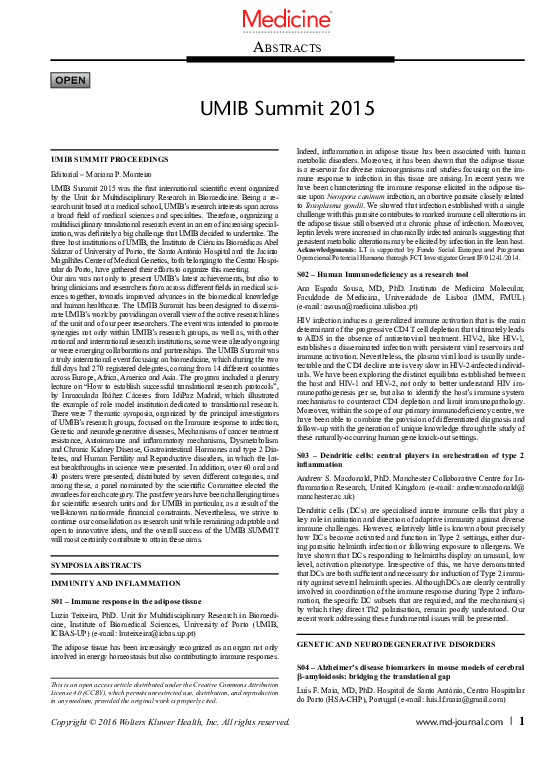 (PDF) UMIB Summit 2015