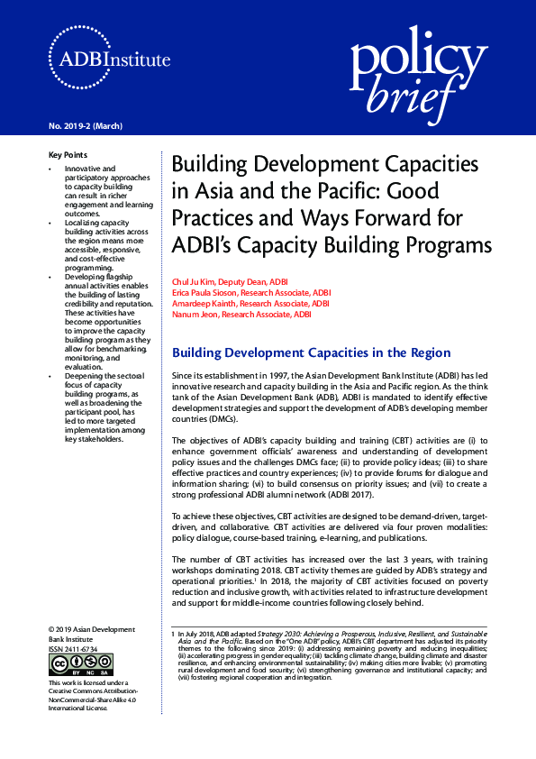 (PDF) Building Development Capacities in Asia and the Pacific: Good Practices and Ways Forward ...