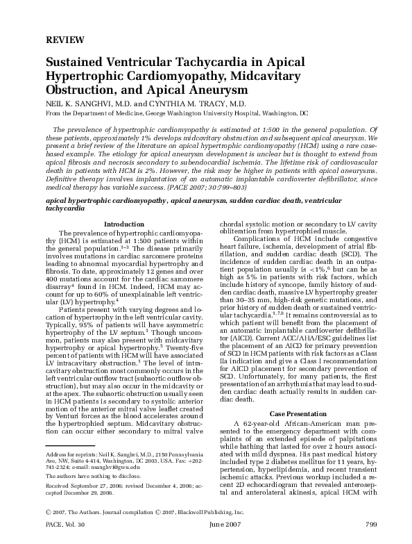 (PDF) Importance of magnetic resonance imaging in the diagnosis and prognosis of apical ...