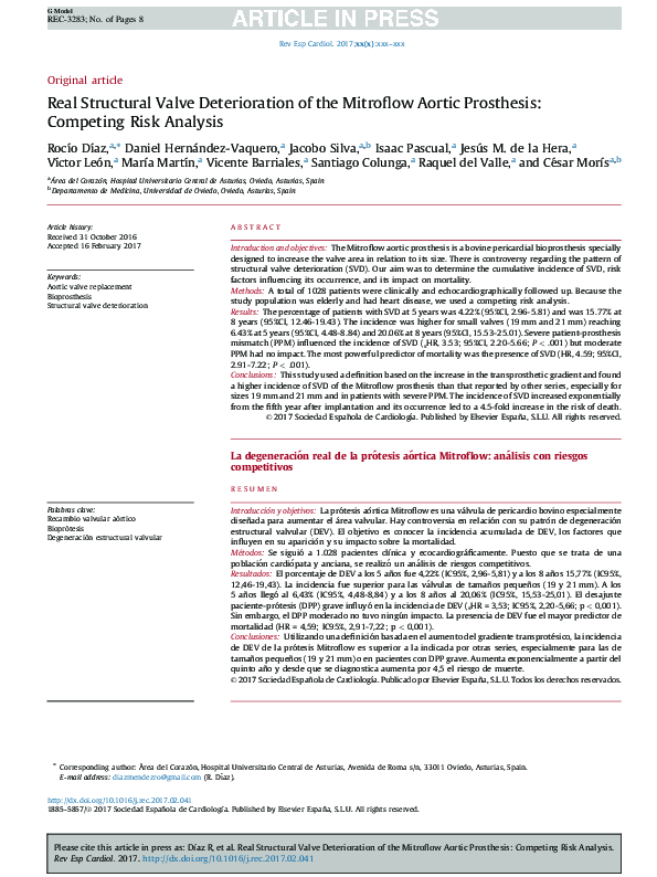 (PDF) Real Structural Valve Deterioration of the Mitroflow Aortic ...