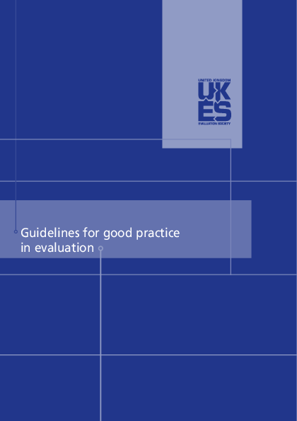 (PDF) Guidelines for good practice in evaluation