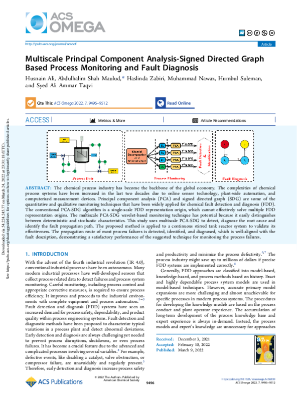 (PDF) Multiscale Principal Component Analysis-Signed Directed Graph Based Process Monitoring and ...