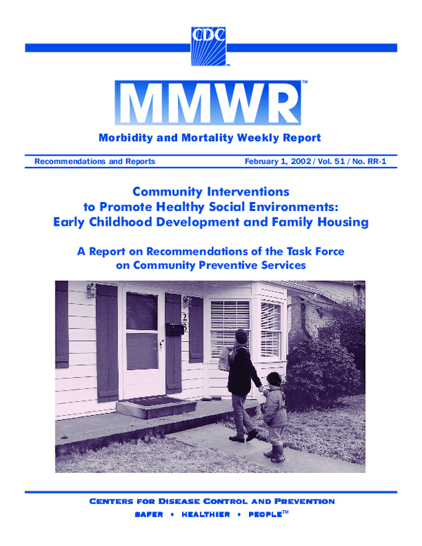 (PDF) Community Interventions to Promote Healthy Social Environments ...