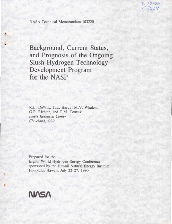 (PDF) Background, current status, and prognosis of the ongoing slush ...