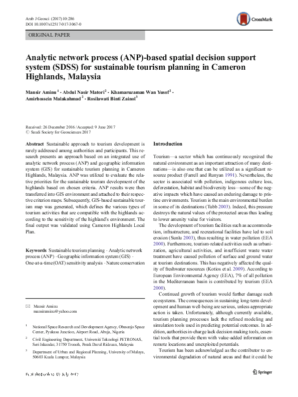 (PDF) Analytic network process (ANP)-based spatial decision support system (SDSS) for ...