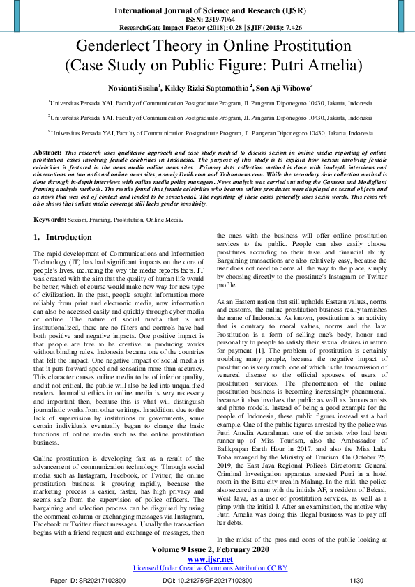 (PDF) Genderlect Theory in Online Prostitution (Case Study on Public ...