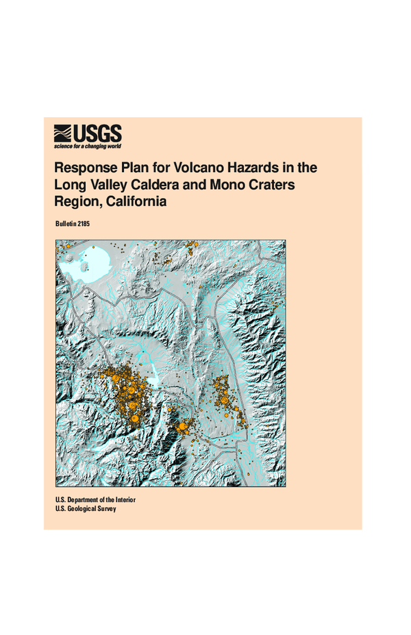 (PDF) Response plan for volcano hazards in the Long Valley Caldera and ...