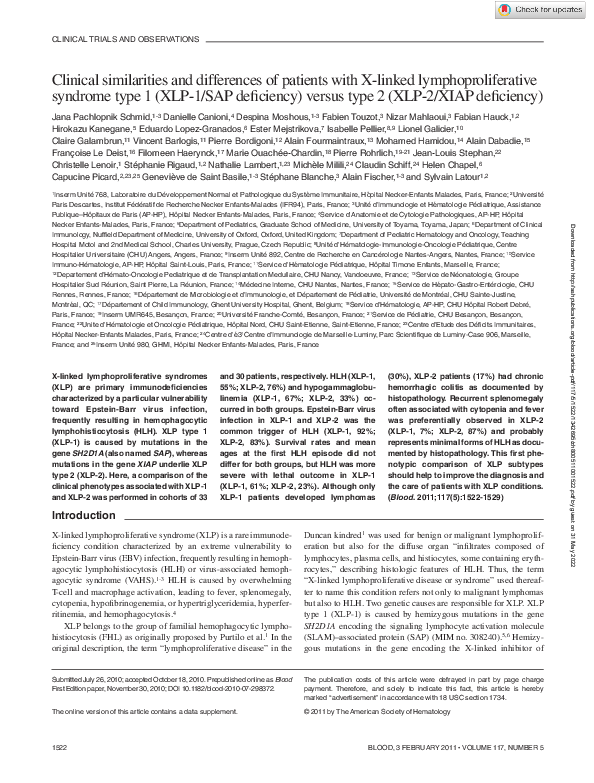 (PDF) Clinical similarities and differences of patients with X-linked ...