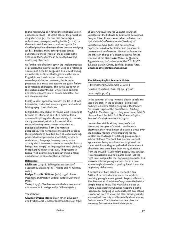 (PDF) The Primary English Teacher's Guide