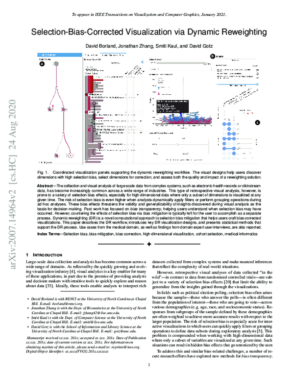 (PDF) Selection Bias-Corrected Visualization via Dynamic Reweighting