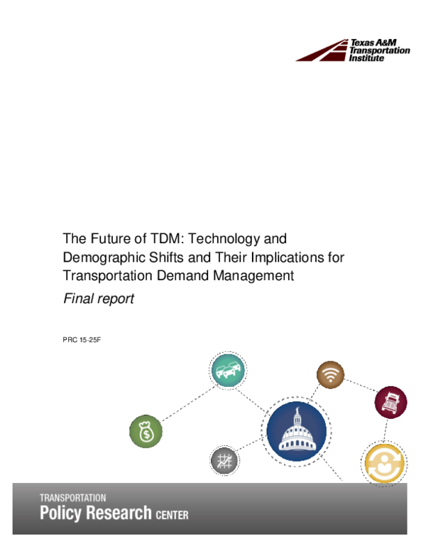 (PDF) The Future of TDM: Technology and Demographic Shifts and Their ...