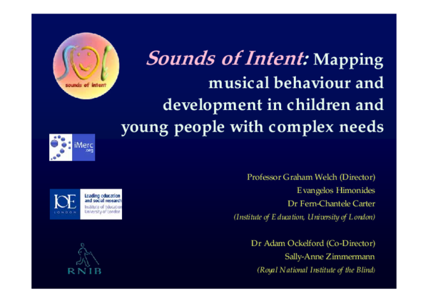 (PDF) Sounds of intent