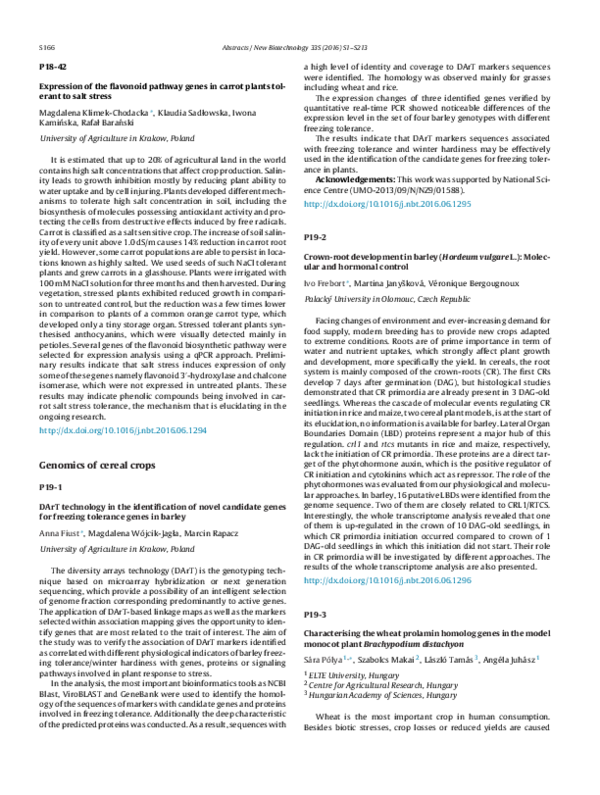 (PDF) Crown-root development in barley (Hordeum vulgare L.): Molecular ...