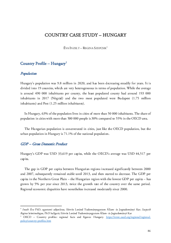 (PDF) Country Case Study - Hungary