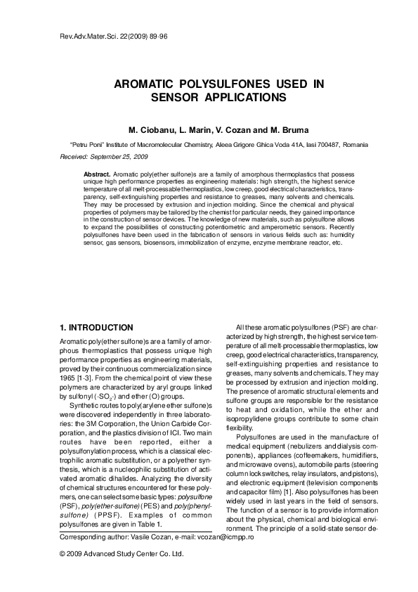 (PDF) [PDF]aromatic polysulfones used in sensor applications