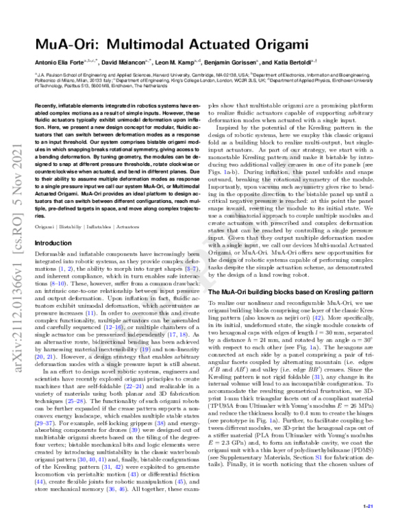 (PDF) MuA-Ori: Multimodal Actuated Origami