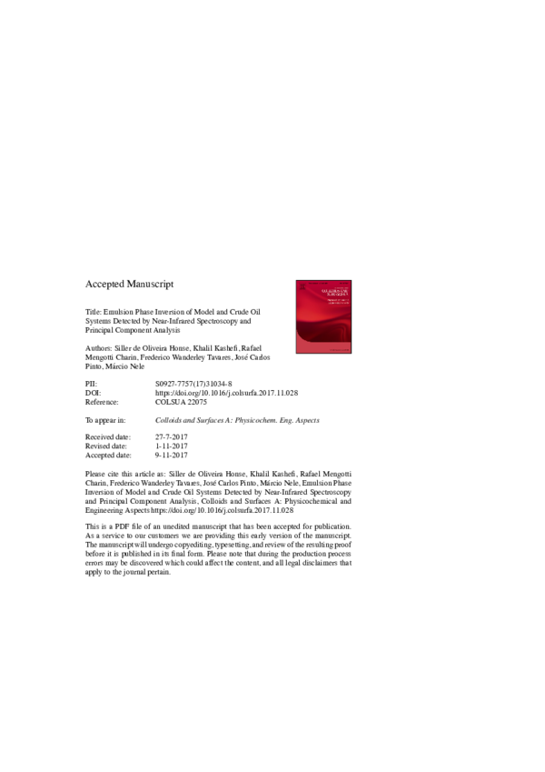 (PDF) Emulsion phase inversion of model and crude oil systems detected ...