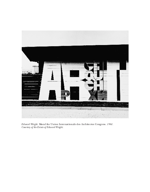(PDF) Graphic Constructions: The Experimental Typography of Edward Wright ∗