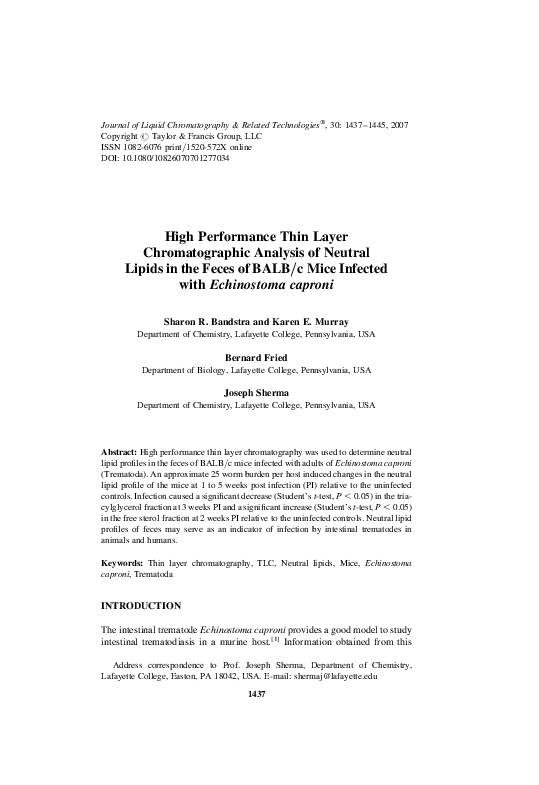(PDF) High-performance thin-layer chromatographic analysis of psoralen in marketed formulations ...