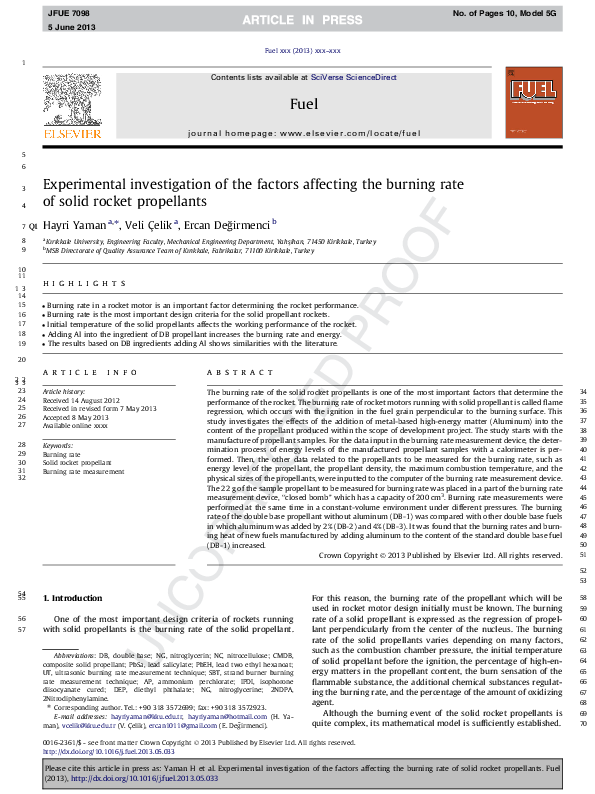 (PDF) Experimental investigation of factors affecting compressional and ...