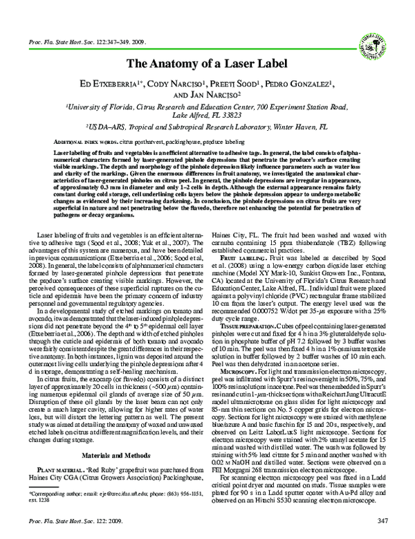 (PDF) The Anatomy of a Laser Label