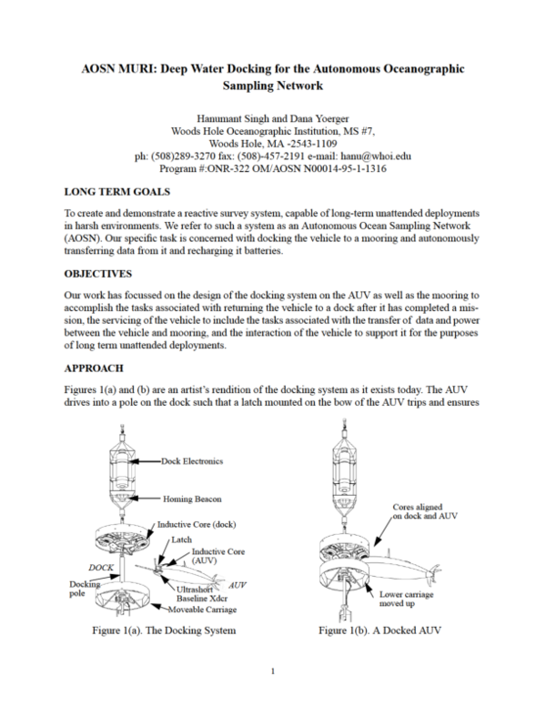 (PDF) AOSN MURI: Deep Water Docking for the Autonomous Oceanographic ...