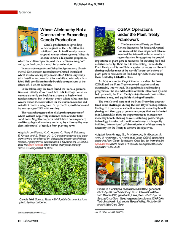 (PDF) CGIAR Operations under the Plant Treaty Framework