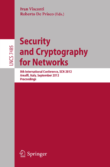 (PDF) Security and Cryptography for Networks | Juan A. Garay - Academia.edu