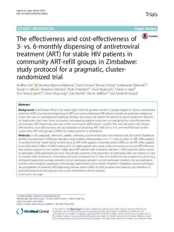 (PDF) The effectiveness and cost-effectiveness of 3- vs. 6-monthly ...
