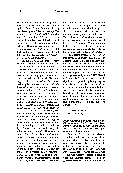 (PDF) Plant Genomics and Proteomics