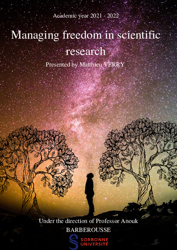 (PDF) Managing freedom in scientific research