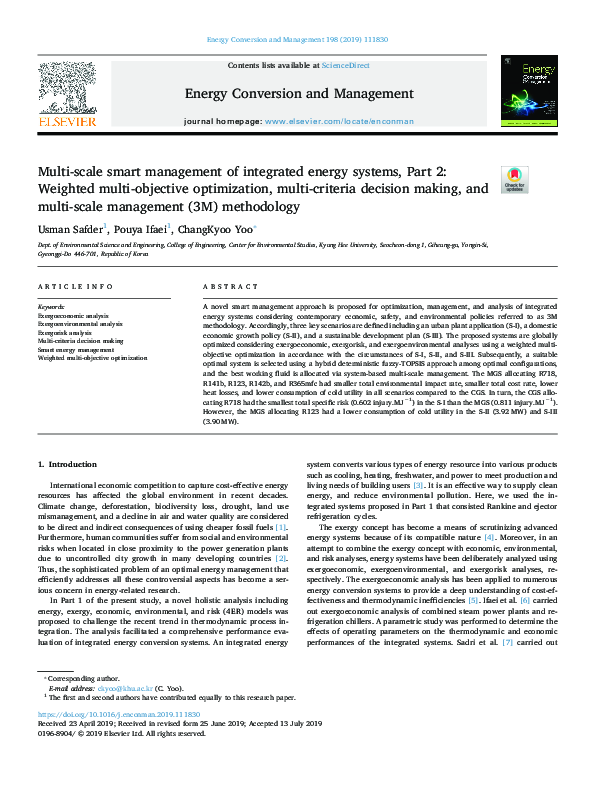 (PDF) Multi-scale smart management of integrated energy systems, Part 2 ...