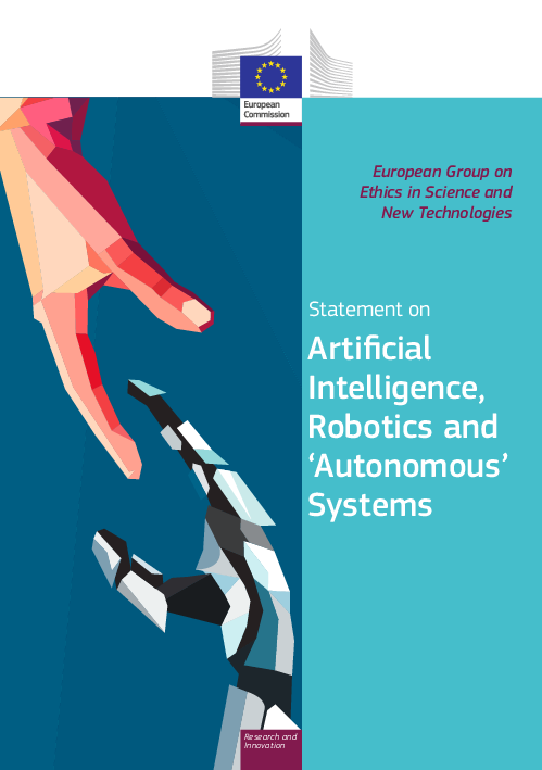 (PDF) Artificial Intelligence, Robotics and 'Autonomous' Systems Statement on EUROPEAN ...