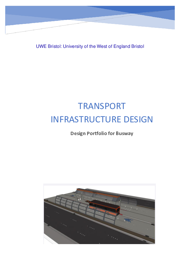 (PDF) TRANSPORT INFRASTRUCTURE DESIGN