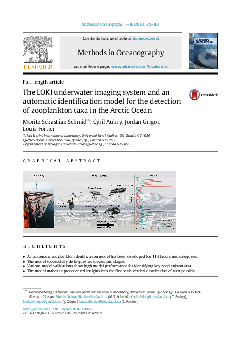 (PDF) The LOKI underwater imaging system and an automatic ...