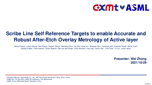 (PDF) Scribe Line Self Reference Targets to enable Accurate and Robust ...