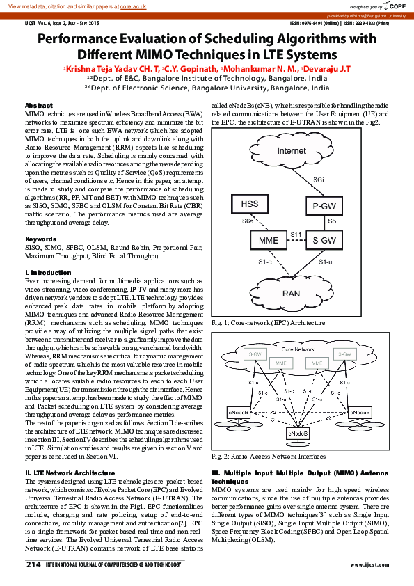 Pdf Performance Evaluation Of Scheduling Algorithms With Different 2570