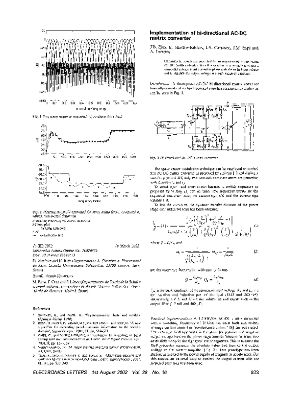 (PDF) Bi-Directional AC-DC Matrix Converter Implementation