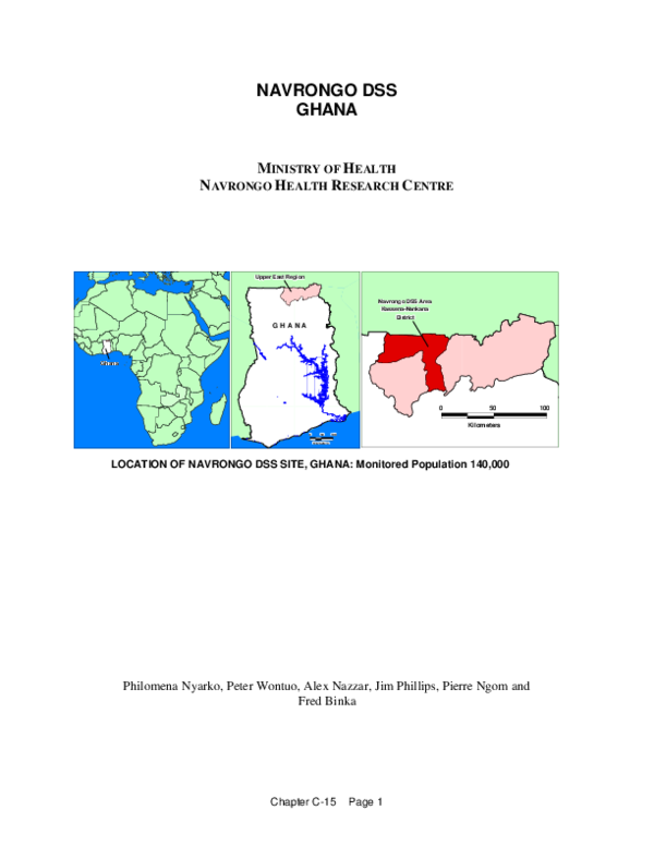 (PDF) 1.1 Physical Geography of the Navrongo DSS Area