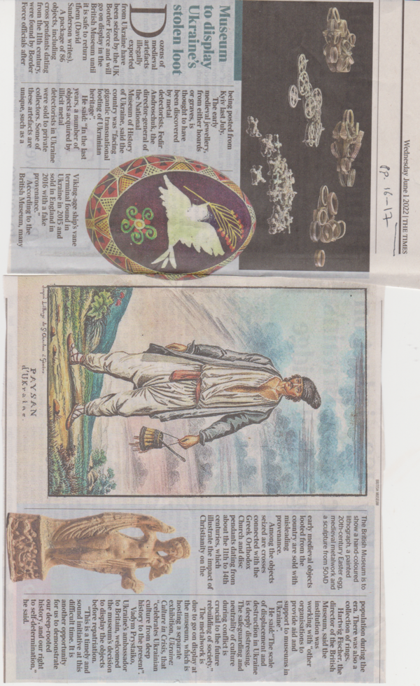 (PDF) Museum to display Ukraine's stolen loot