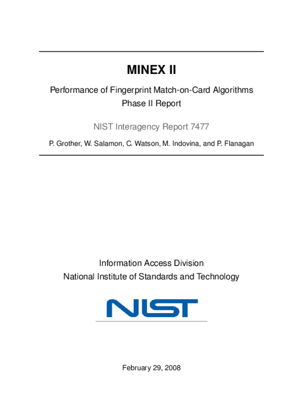 (PDF) Minex II