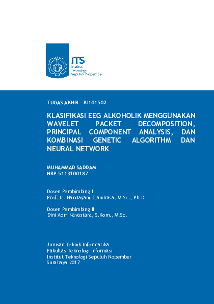 (PDF) Klasifikasi Eeg Alkoholik Menggunakan Wavelet Packet Decomposition, Principal Component ...
